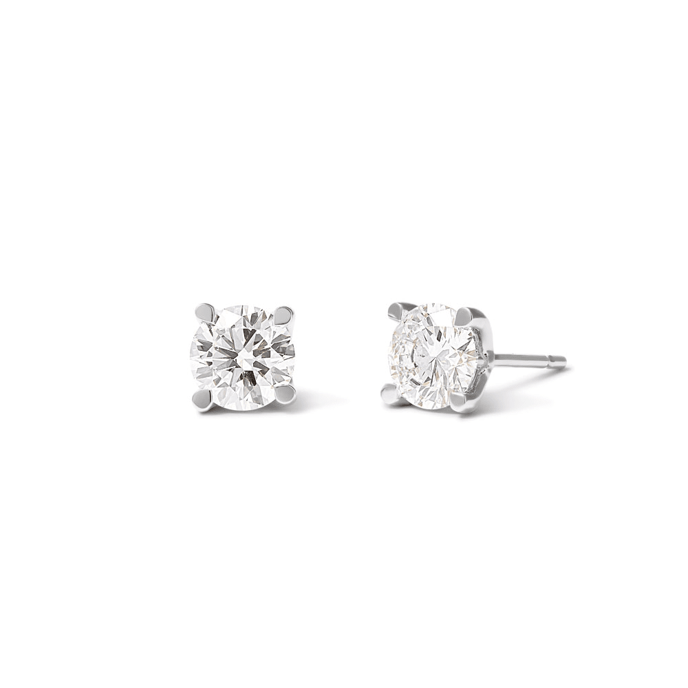 Solitaire Stud Earrings with 1.50ct of Laboratory Grown Diamonds in 9kt ...