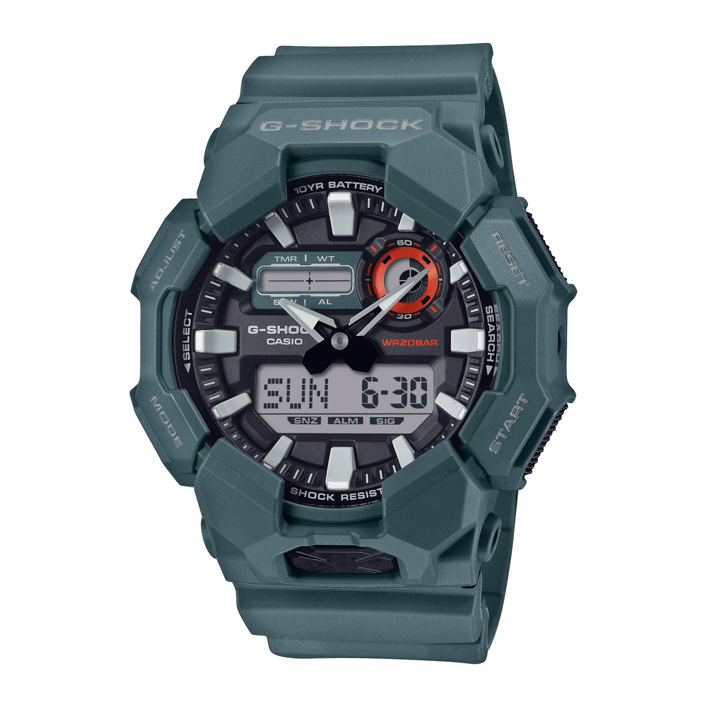 Casio G Shock Blue Digital Watch GA010-2A – Bevilles Jewellers