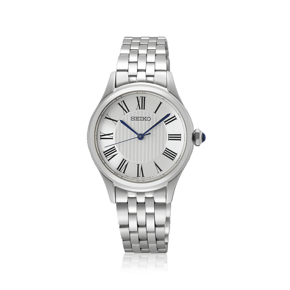 Seiko Conceptual Caprice Silver Tone Quartz Watch SUR609P