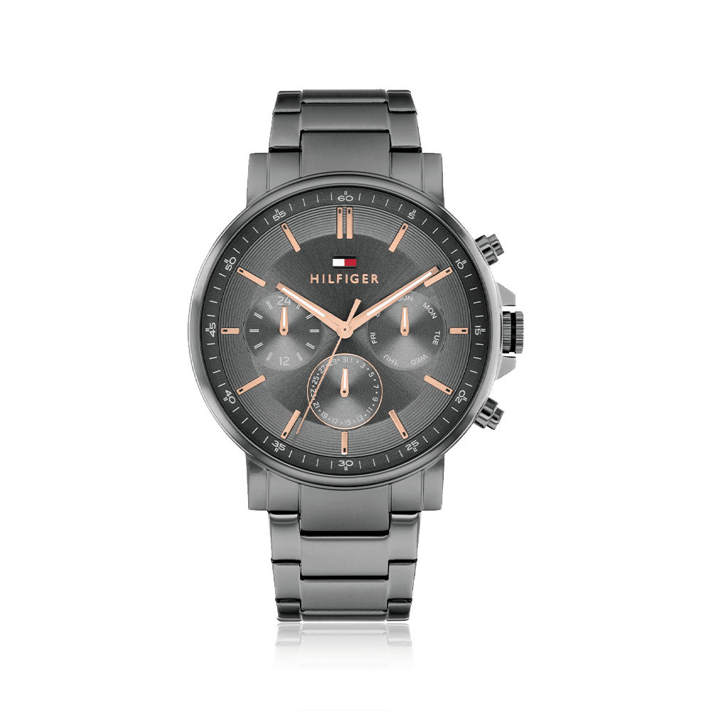 Tommy Hilfiger Tyson Grey Quartz Multifunction Watch 1710711 – Bevilles ...