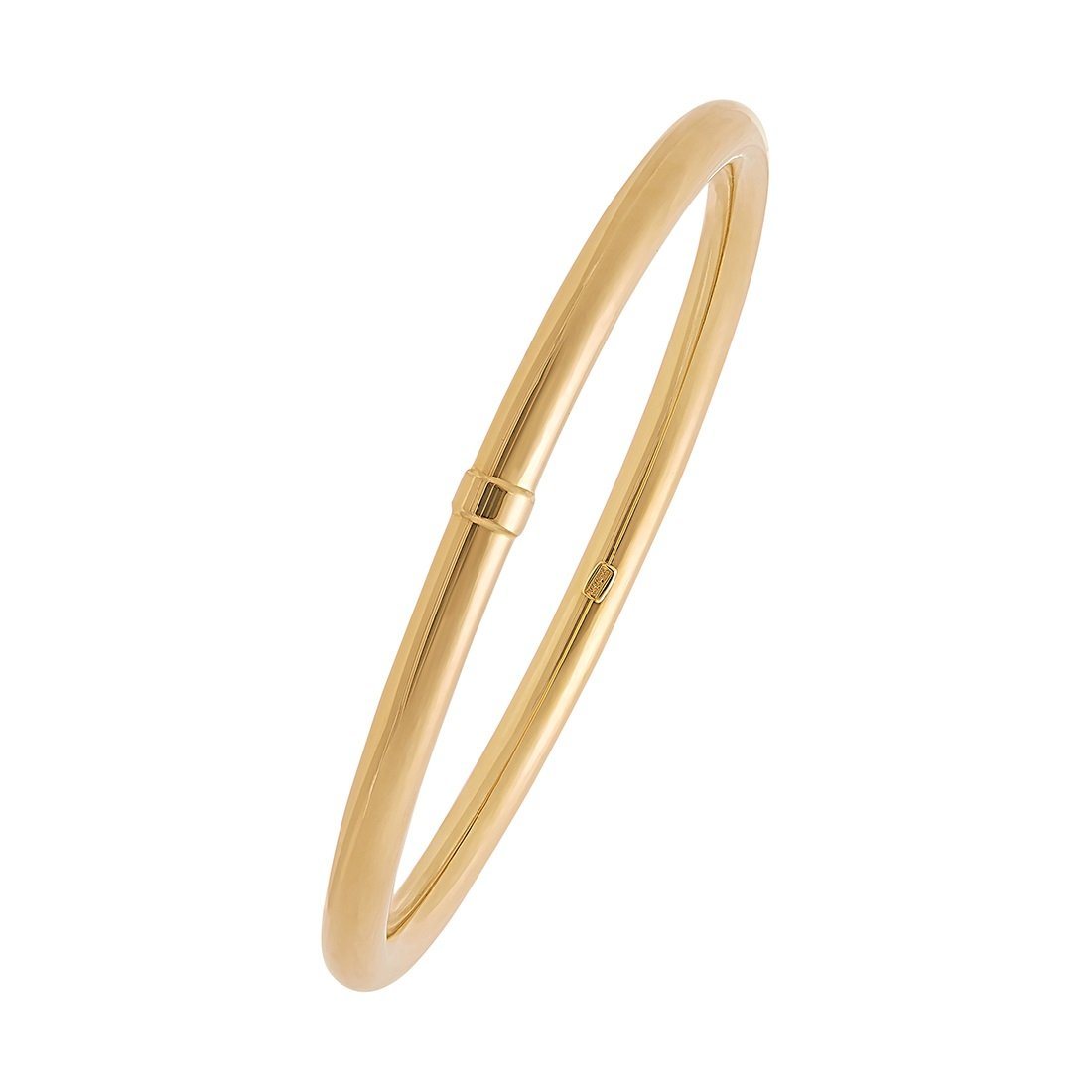 9kt Yellow Gold Silver Infused Golf Bangle